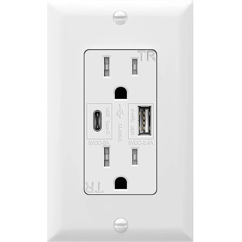 American Socket Outlet with USB Charger - Reliable Power