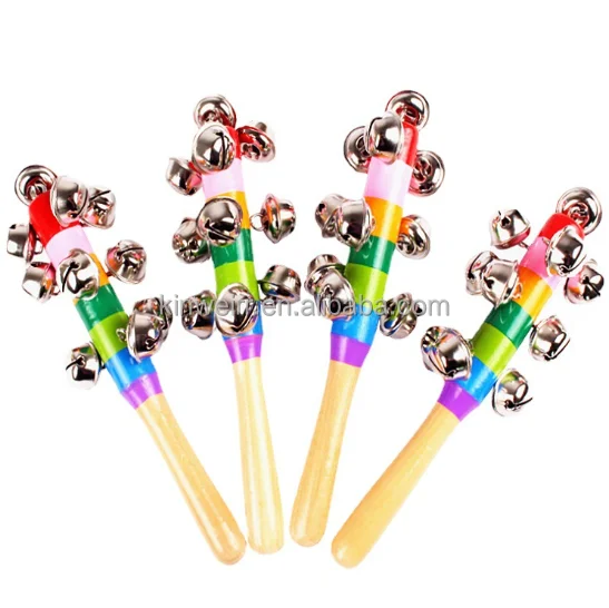 Colorful Wooden Hand Bell Metal Silver Hand Bell Brass Hand Bell - Buy ...