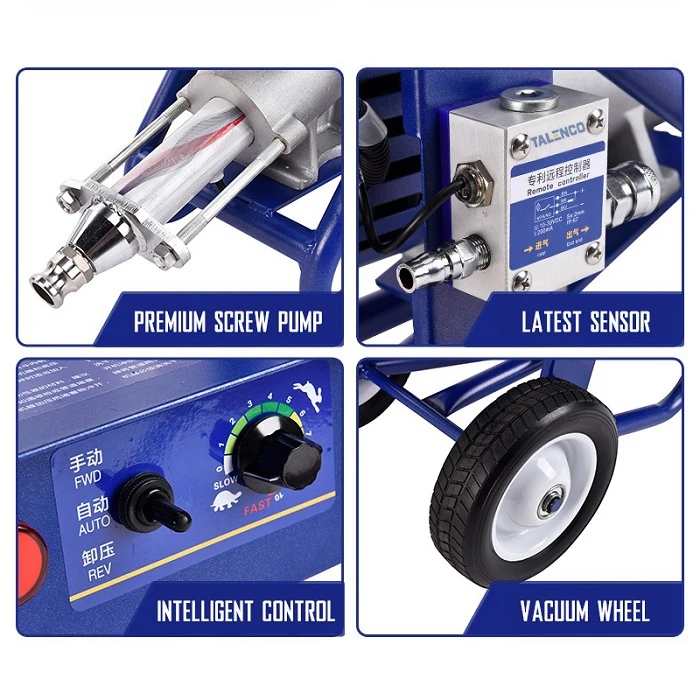 T8 Electric Airless Texture Sprayer - High Pressure Gun