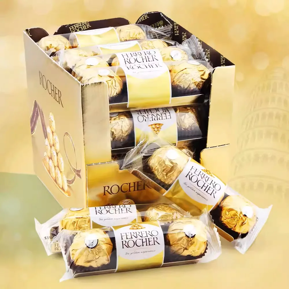 Wholesale 600g T3 Ferrero Rochers Chocolates Sweet Milk Wafer Nuts ...