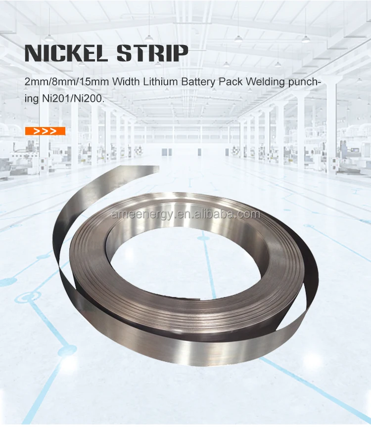 18650 Battery Connector Solder Tabs - Pure Nickel Strips