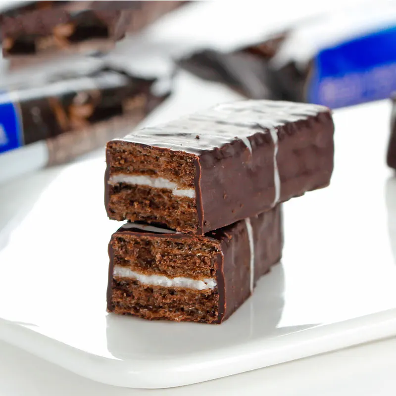 Yixinfoods Chocolate Coated Wafers - Sweet Cookies Biscuits
