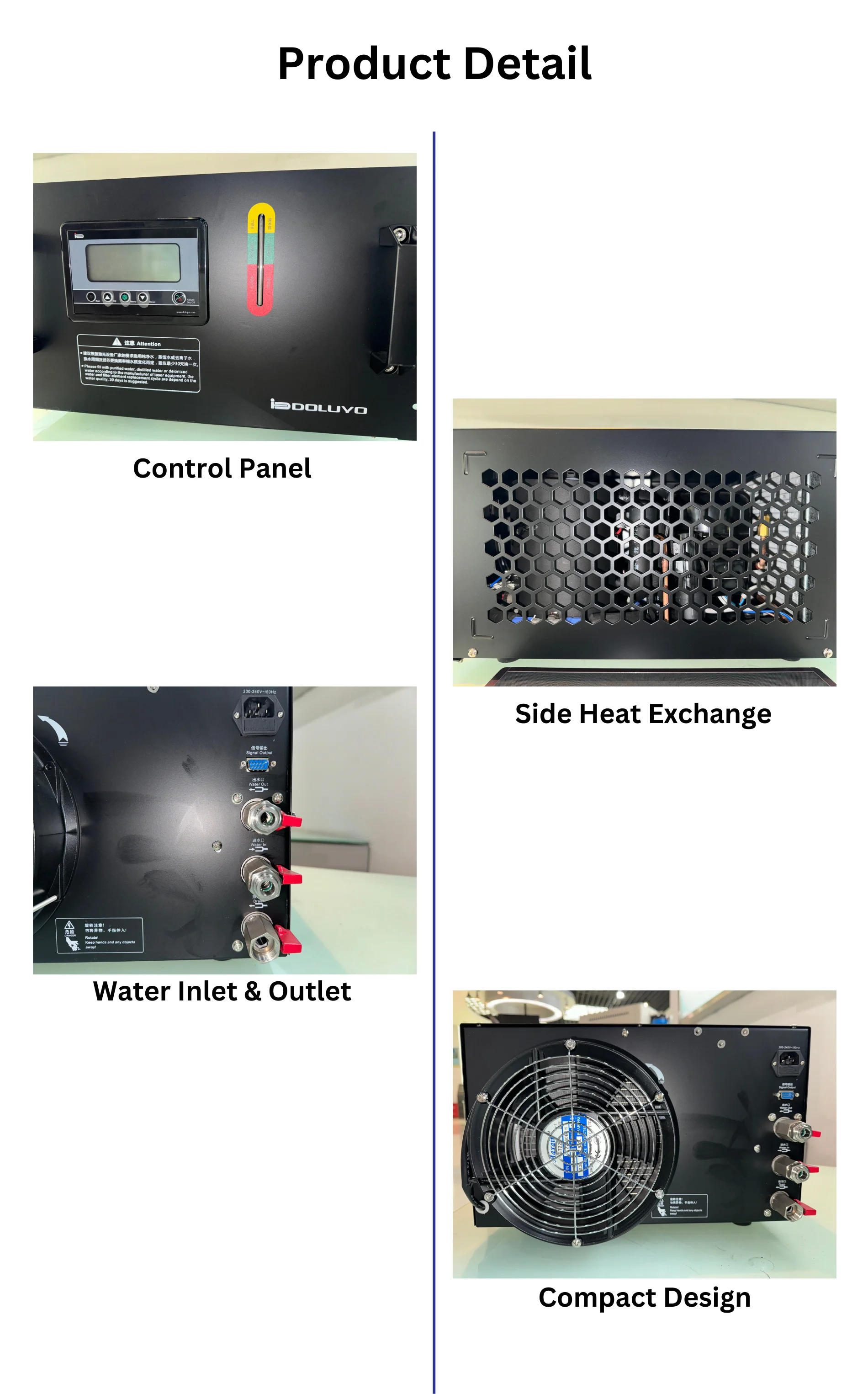 3/2hp Glycol Chiller 4 Head,Hydroponic Water Chiller Ccw 5000,Cold ...