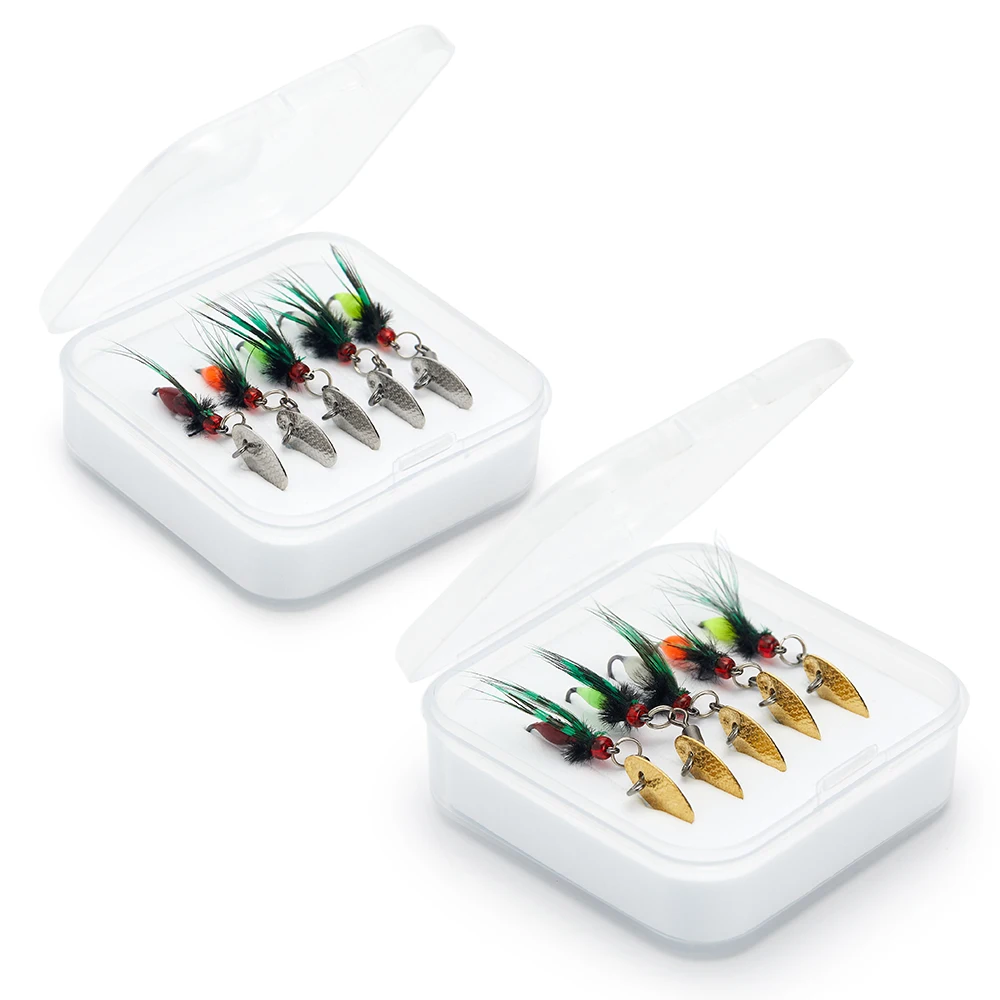 5pcs Fly Hooks Flies Insect Lures Bait Artificial Baits Trout Nymph Fly ...