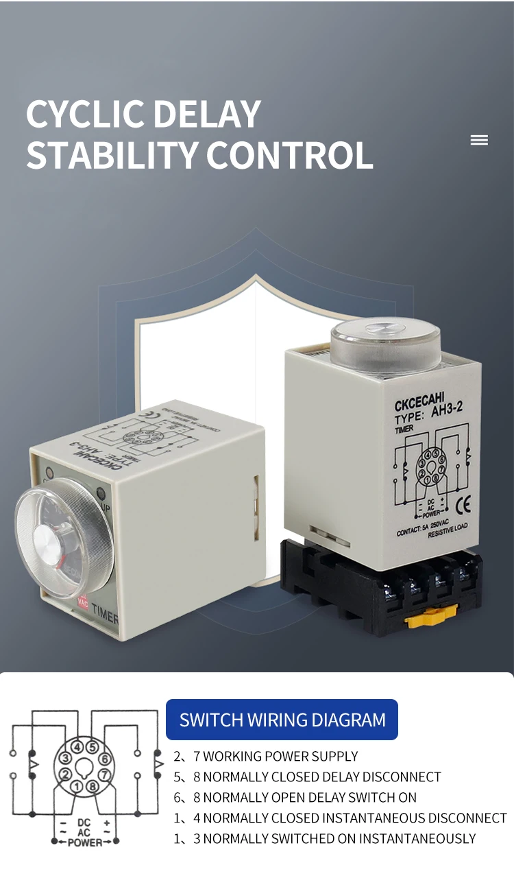 Wholesales CNAOM AC220V Timer Relays - Reliable Delay Solutions