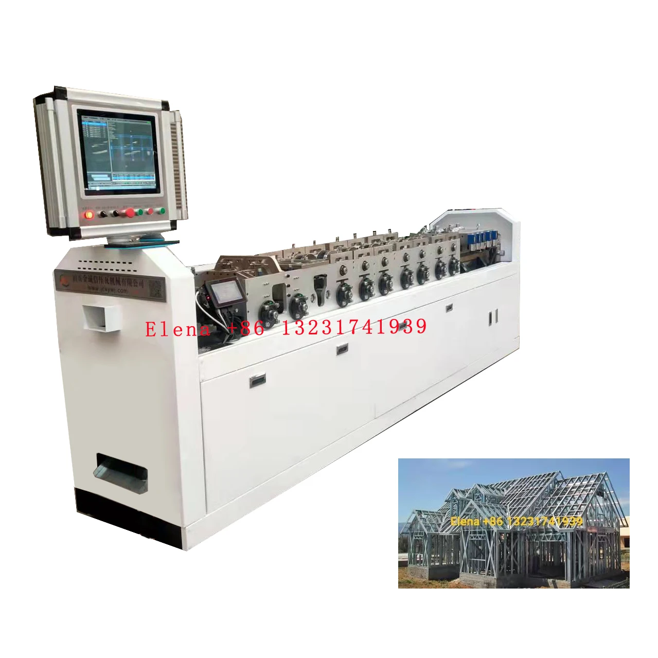 Light Gauge Steel Framing Floor Joist Machine LGSF Cold-Formed Steel ...