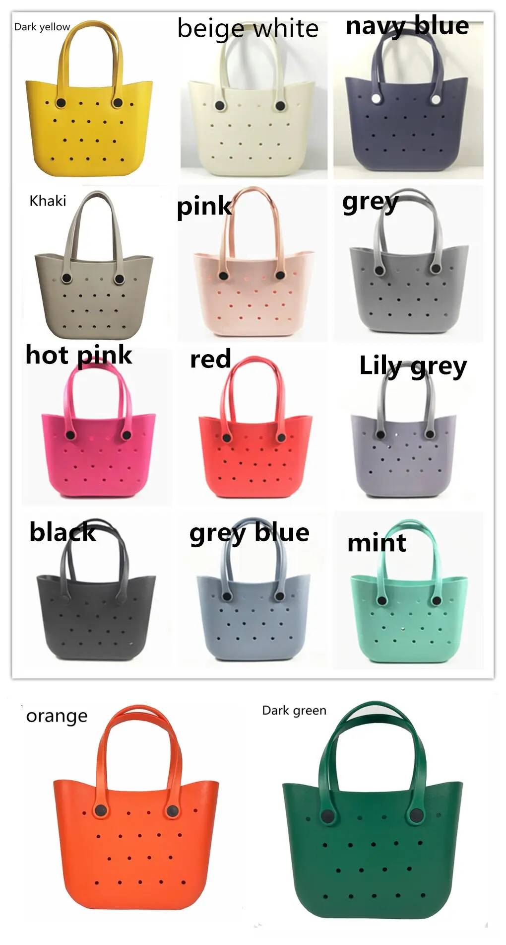 2022 Latest Trend Silicone Bag Beach Large Silicone Tote Bag Rubber ...