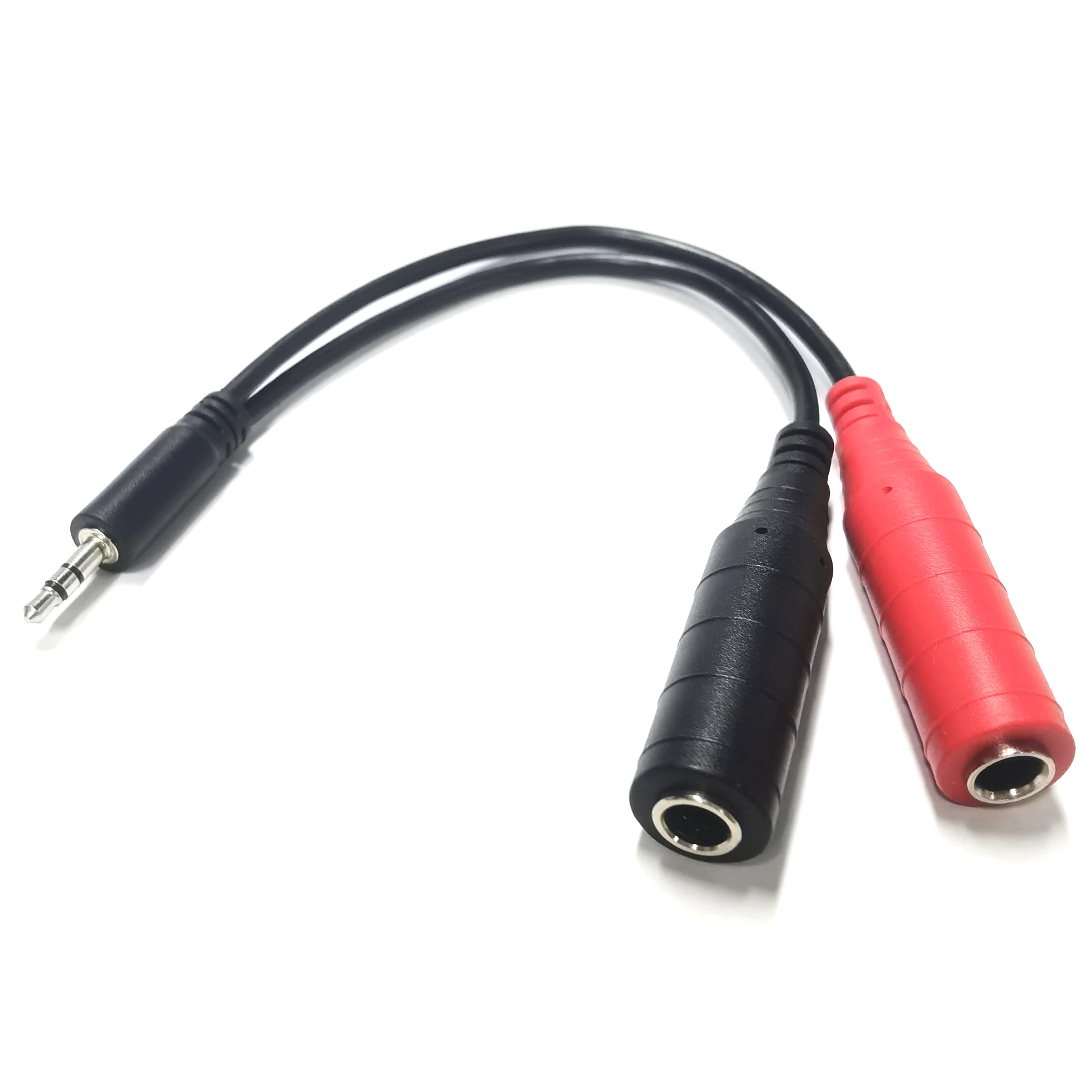 3.5mm Audio Stereo Y Splitter Cable Headphone Mic 3.5mm 2 Famale To 1 ...