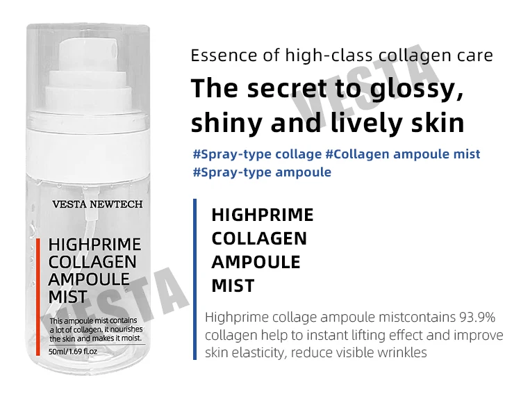 Top Quality Collagen Ampoule Mist Moisturizer Soothing Facial Mist At ...