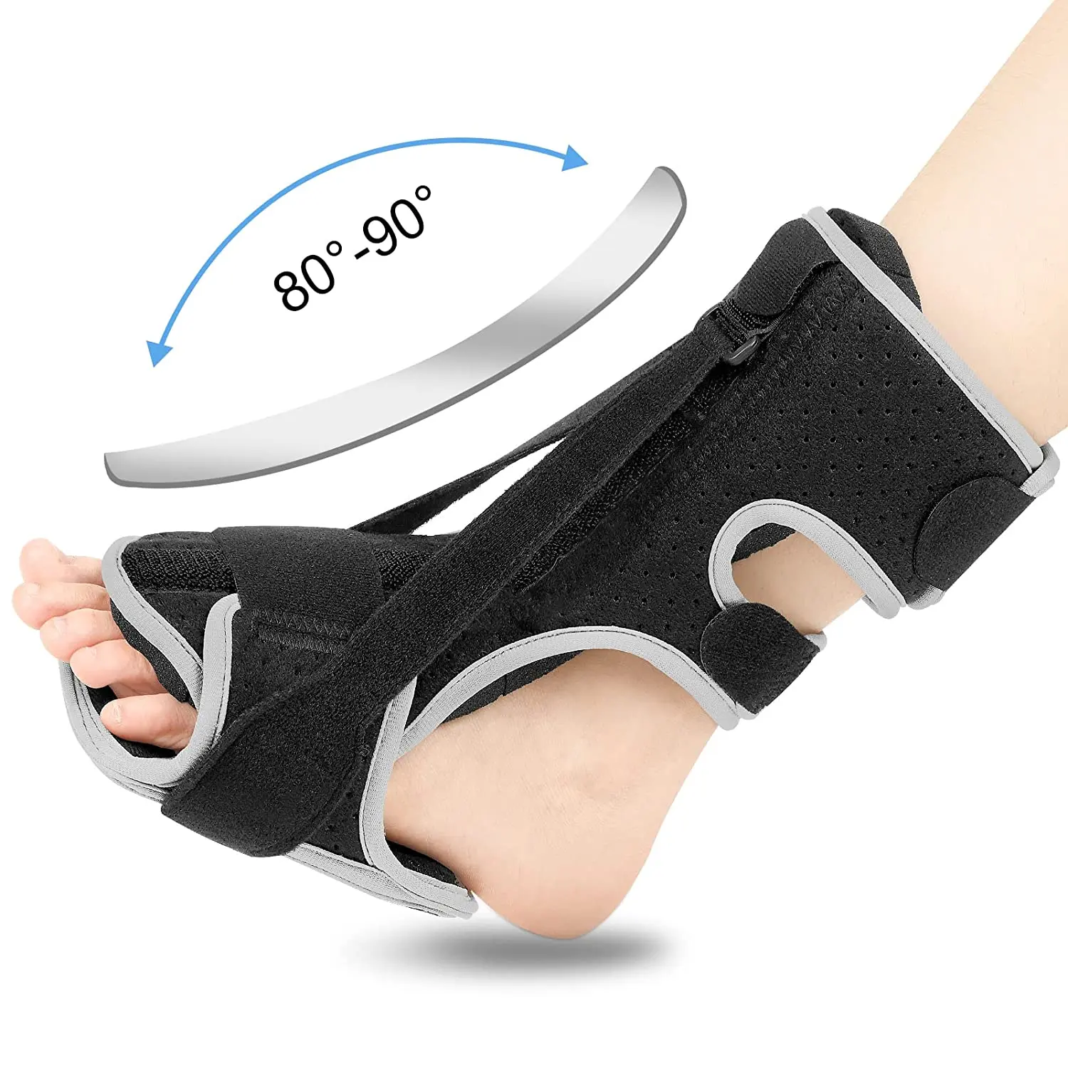 Amz Hot Selling 3 Adjustable Straps Foot Drop Brace Plantar Fasciitis ...