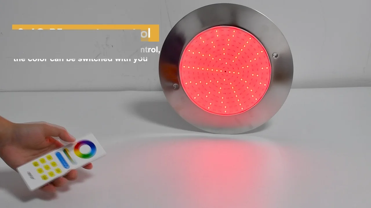 Tadpole Wall Mounted Rgb Led Pool Light Rgb 18w Resin Filled Waterproof ...