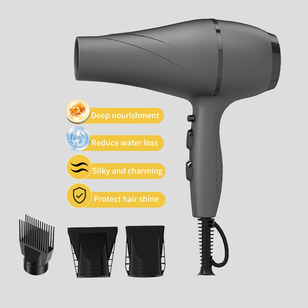 Wholesale Professional Salon Hair Dryer Far-Infrared Low Noise High Speed 2200W Hair Dryer ...