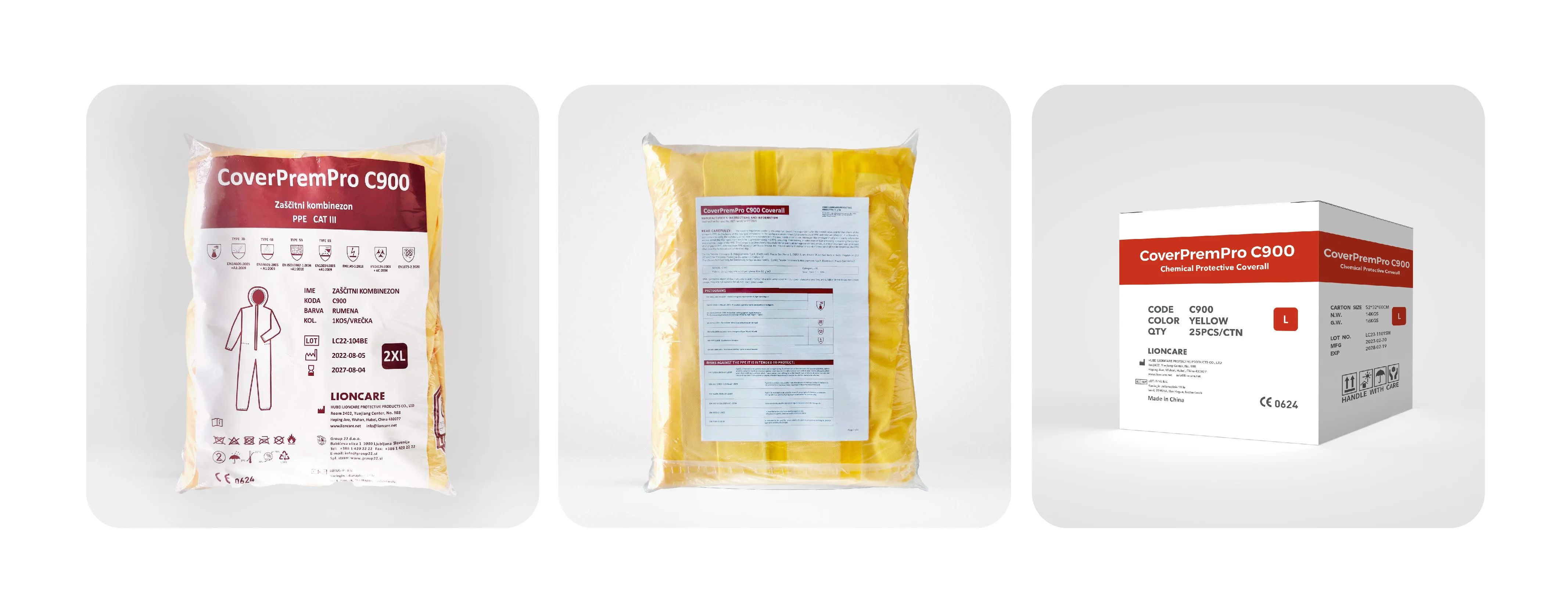 Type 3 Chemical Hazmat Suit Disposable Overall Protection Protective ...