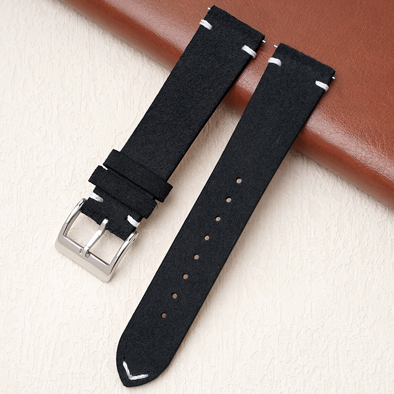 Shop Our 20mm 22mm Quick Release Suede Leather Watch Straps