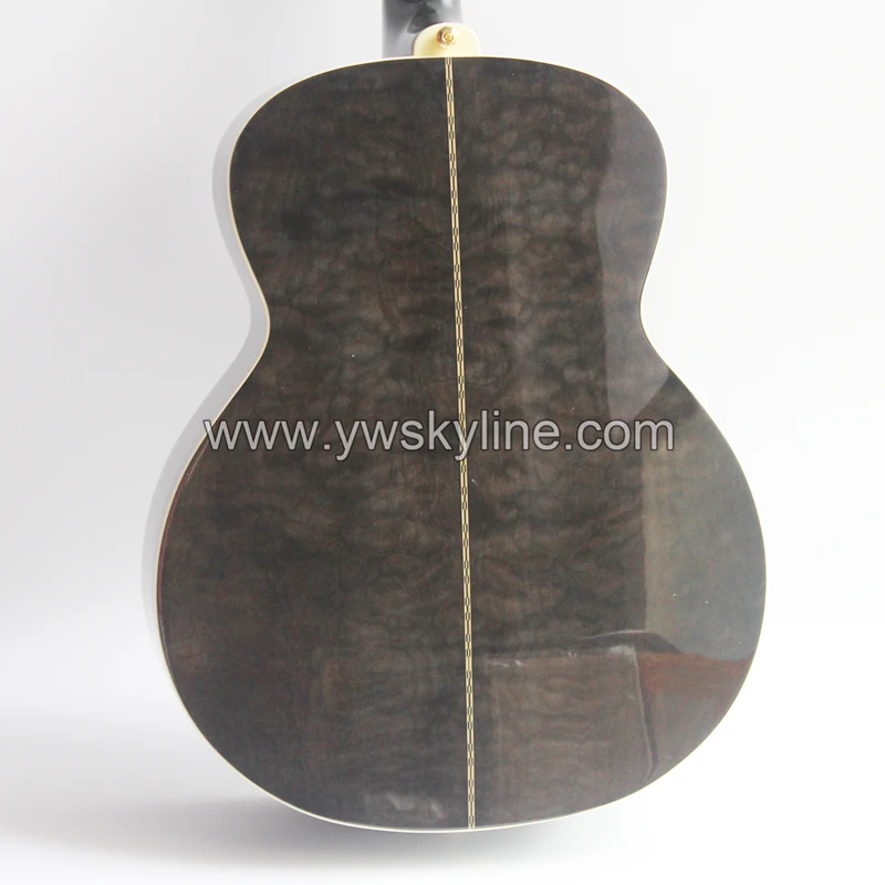 43" Jumbo Size Solid Wood Acoustic Guitars - Customized Brand