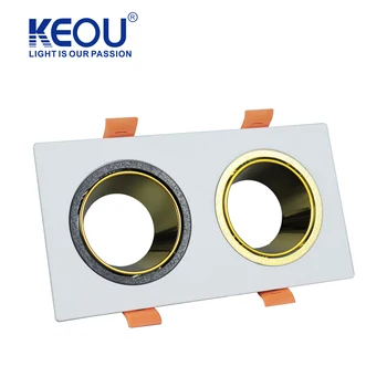 Commercial Double Rectangular Recessed Led Downlight High Quality ...