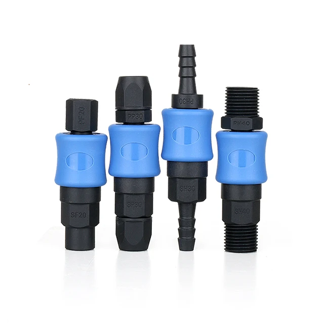 Plastic steel pneumatic self-locking quick connector desto pneumatic ...