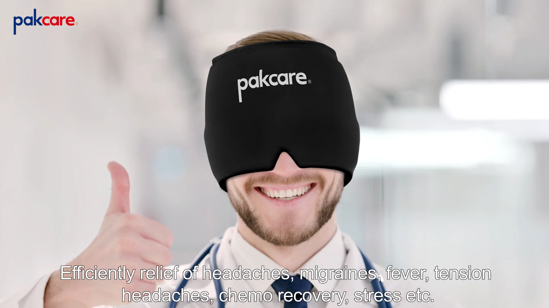 Headache & Migraine Relief Hot And Cold Therapy Ice Pack Hat For Puffy ...