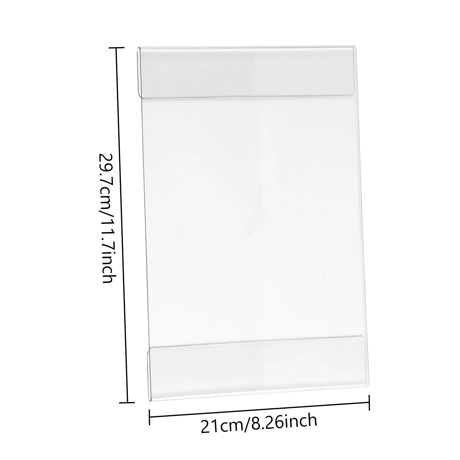 Custom 4x6 Acrylic Sign Holder With Adhesive Tape Plastic Price Tag ...