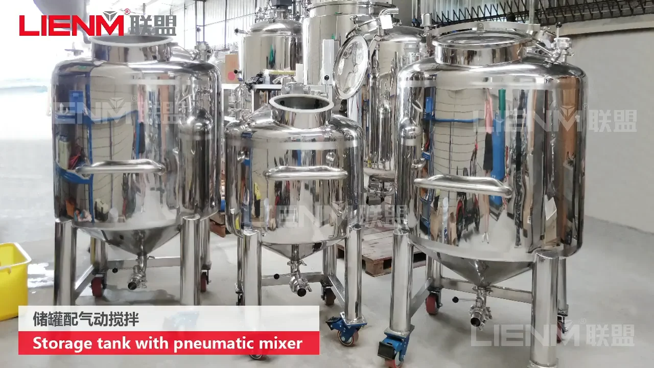 Lienm Stainless Steel Water Storage Tank With Automatic Pneumatic ...