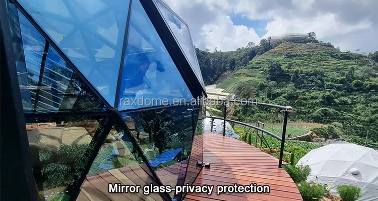 Outdoor Glass House Tent - Glamping Hotel Geodesic Dome