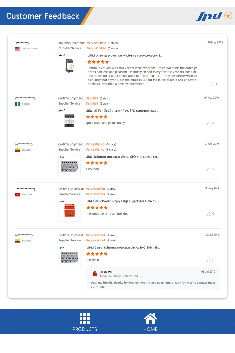 1000v Spd Dc Surge Arrester 40ka Lightning Protection T2 Surge ...