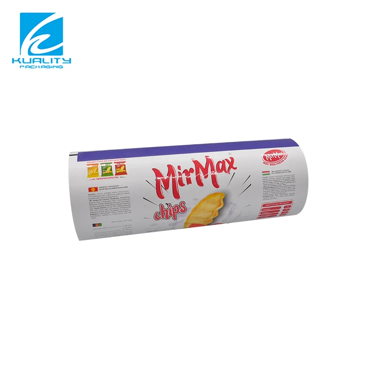 Custom Printed Automatic Laminated Metallic Plastic Packaging Film Roll ...