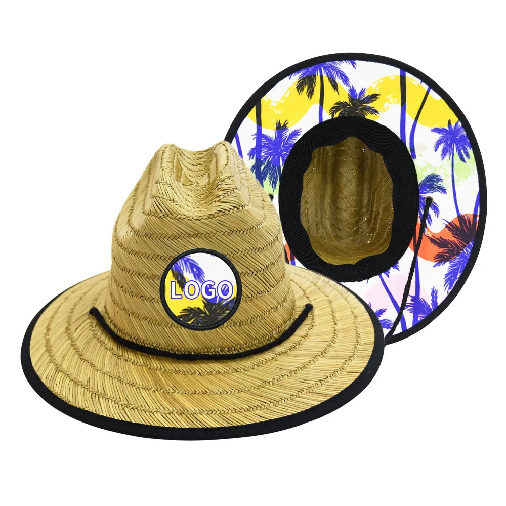 Wholesale Summer Custom Logo Children’s Straw Hats 2021