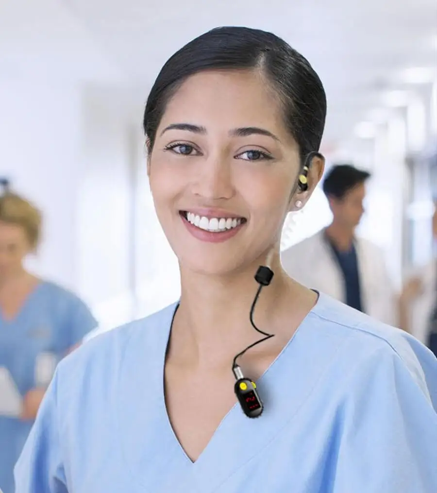 Super Mini ear hook Walkie Talkie Two Way Radio for Restaurants,Out ...