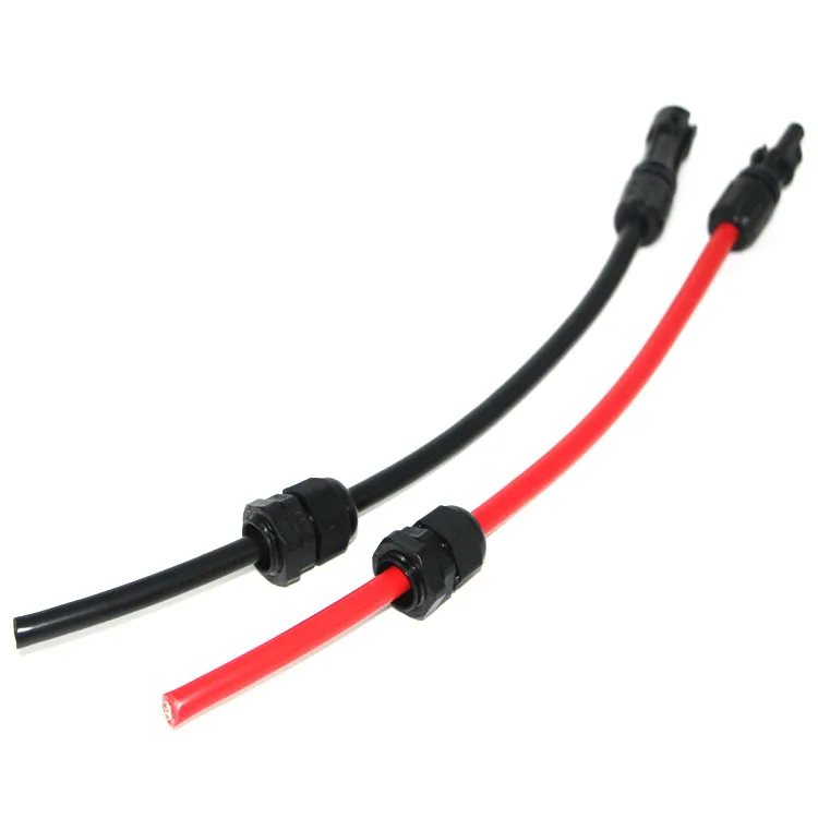 SolarJunction Box Solar Connector Extension Cable with Cap Copper ...