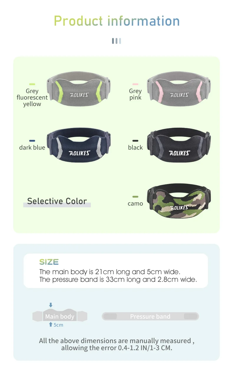 Silicone Knee Patella Tendon Strap Pad Protector Knee Pads Adjustable ...