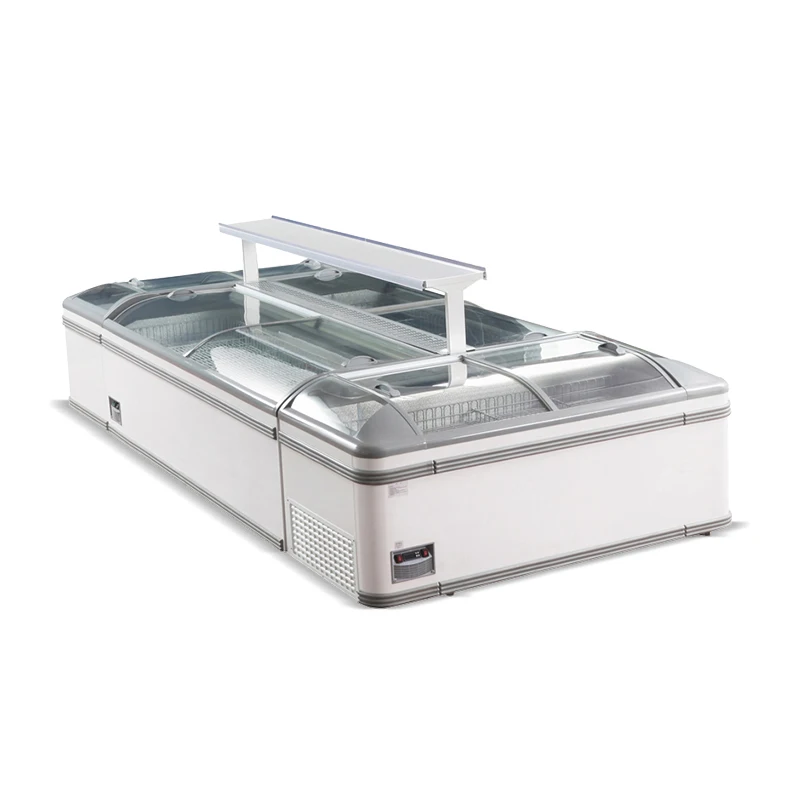 Supermarket Chest Freezer 2m - Auto-Defrost AHT Island Freezer