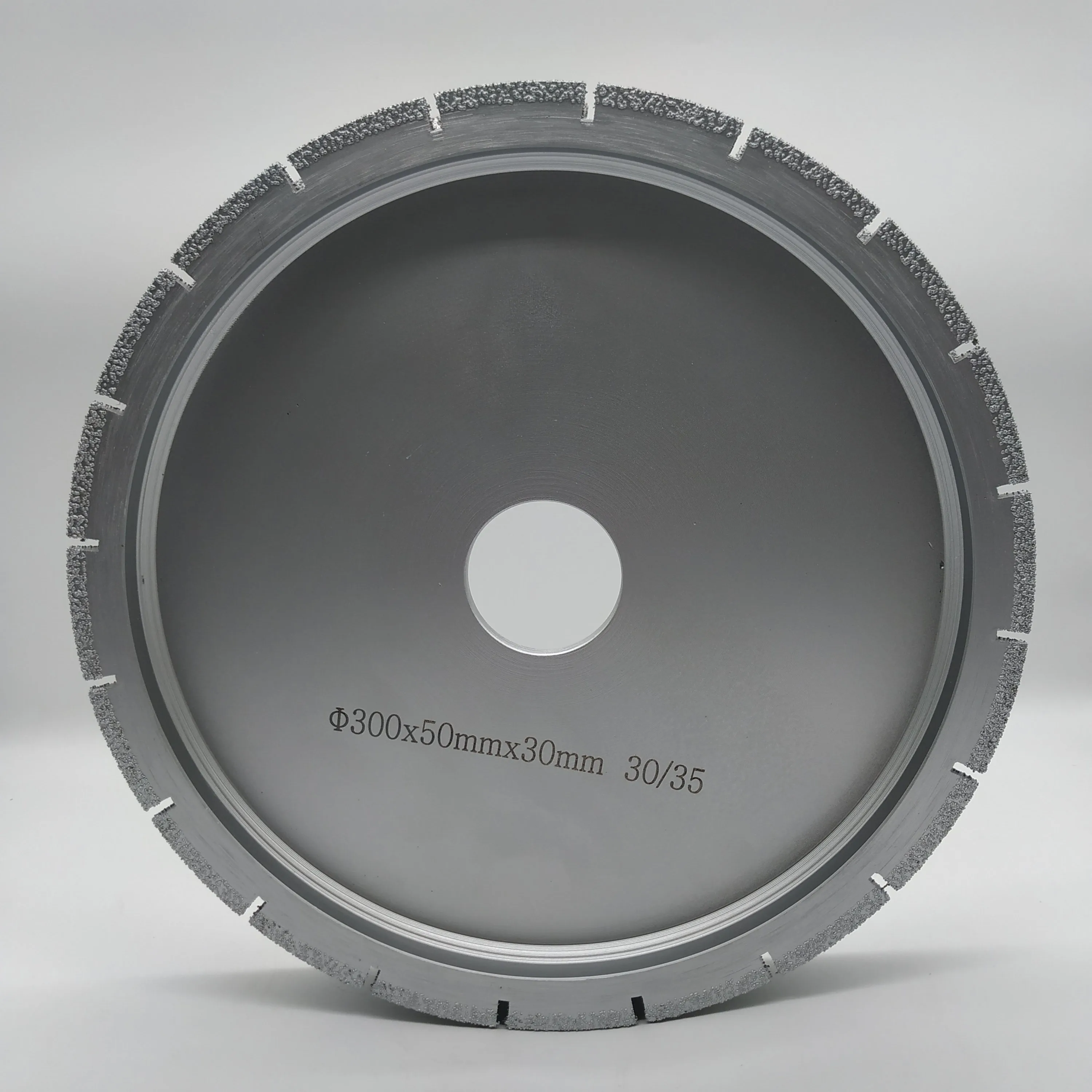 Bzt 75x10mm Demi-bullnose Edge Profile Vacuum Brazed Diamond Grinding ...