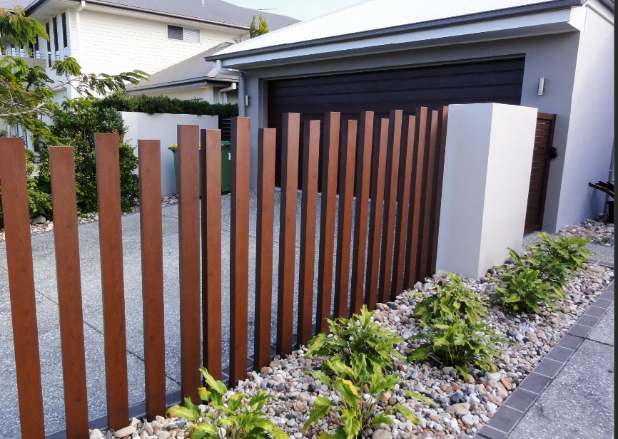 Black Aluminum Vertical Batten Fencing Melbourne Slat Fencing Slat ...
