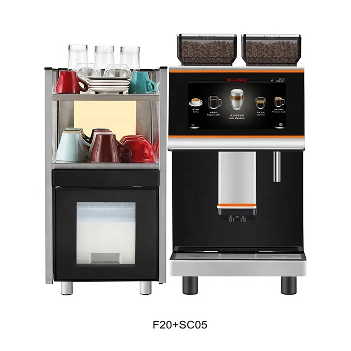 Dr. Coffee F20 Fully Automatic Coffee Machine - Self-Clean, 2 Grinders ...