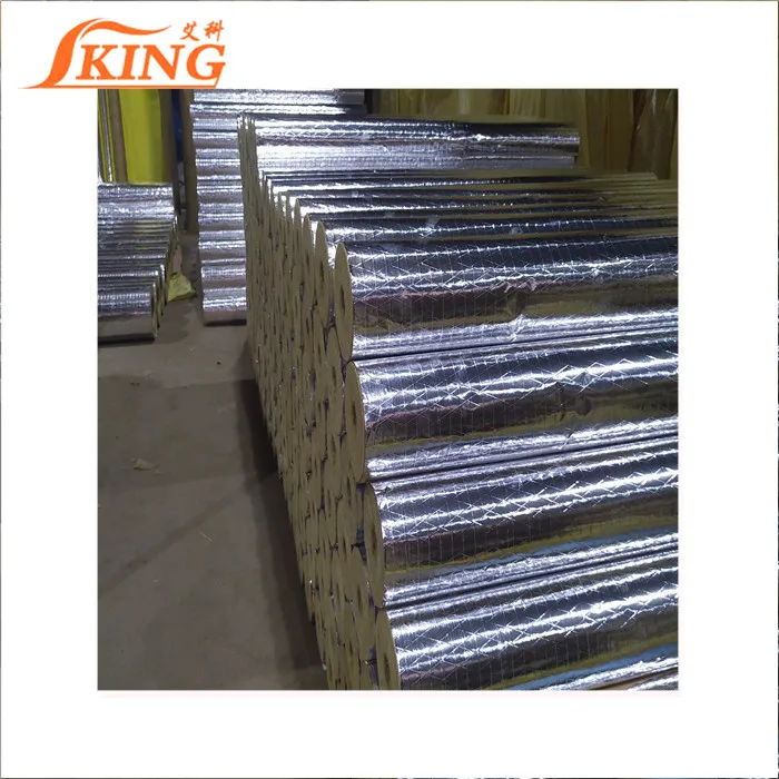 Alibaba.com: ISOKING isolation rock wool wrapped steel pipe insulation ...