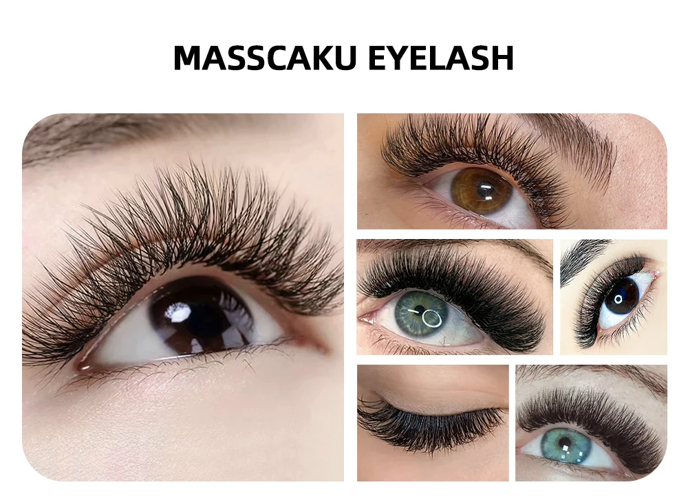 Masscaku 3d-8d W Shape Volume Eyelash Extension Individual False ...