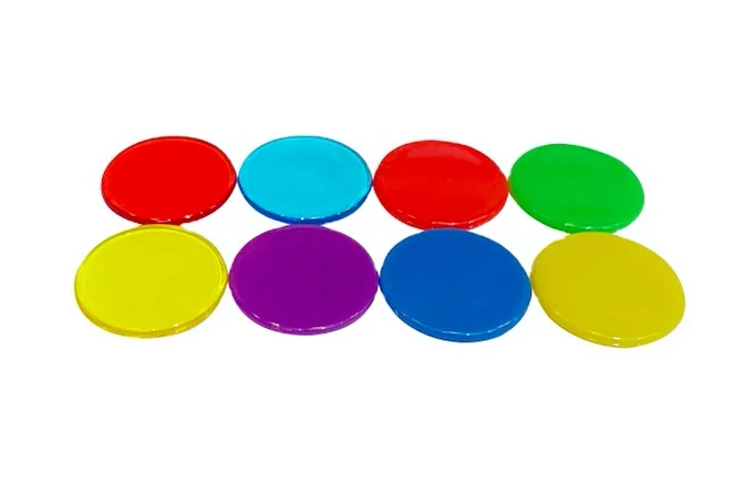 Customizable Plastic Tokens for Board Games - Brighting