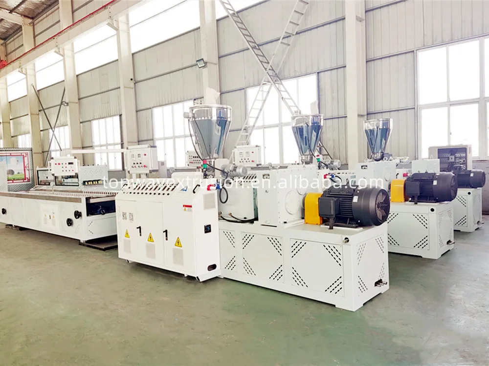 Wpc Door Board Profile Extrusion Line Wpc Decking Profile Extrusion ...
