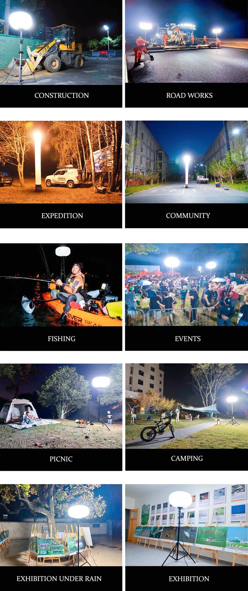 Focused Factory 400w Led Diesel Engine Generator Mobile Light Tower For ...