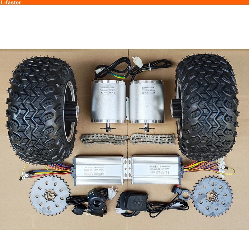 48V 2000W 10 Inch Fat Tire Electric Atvs - High Speed Kit