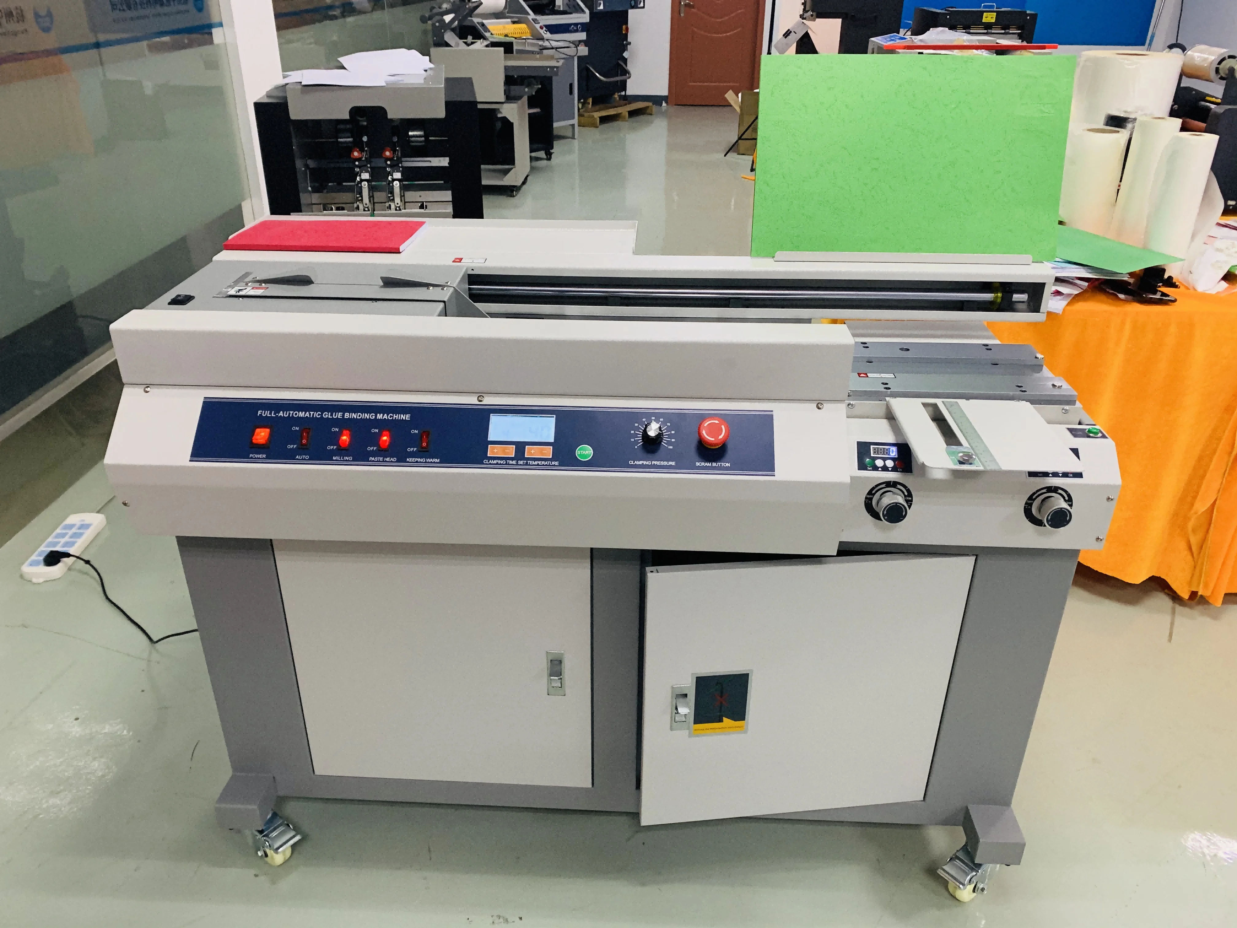 Glue Book Binder Industrial Perfect Binding Machine Glue Book Binding Machine - Buy Glue Binding ...