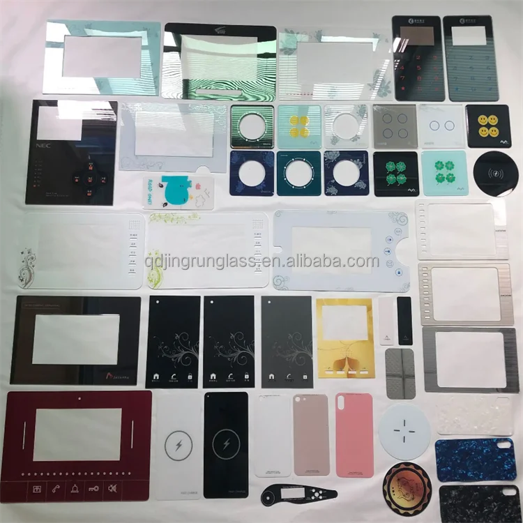 Face Recognition Tempered Glass Panel Perforated Silk Screen Glass ...