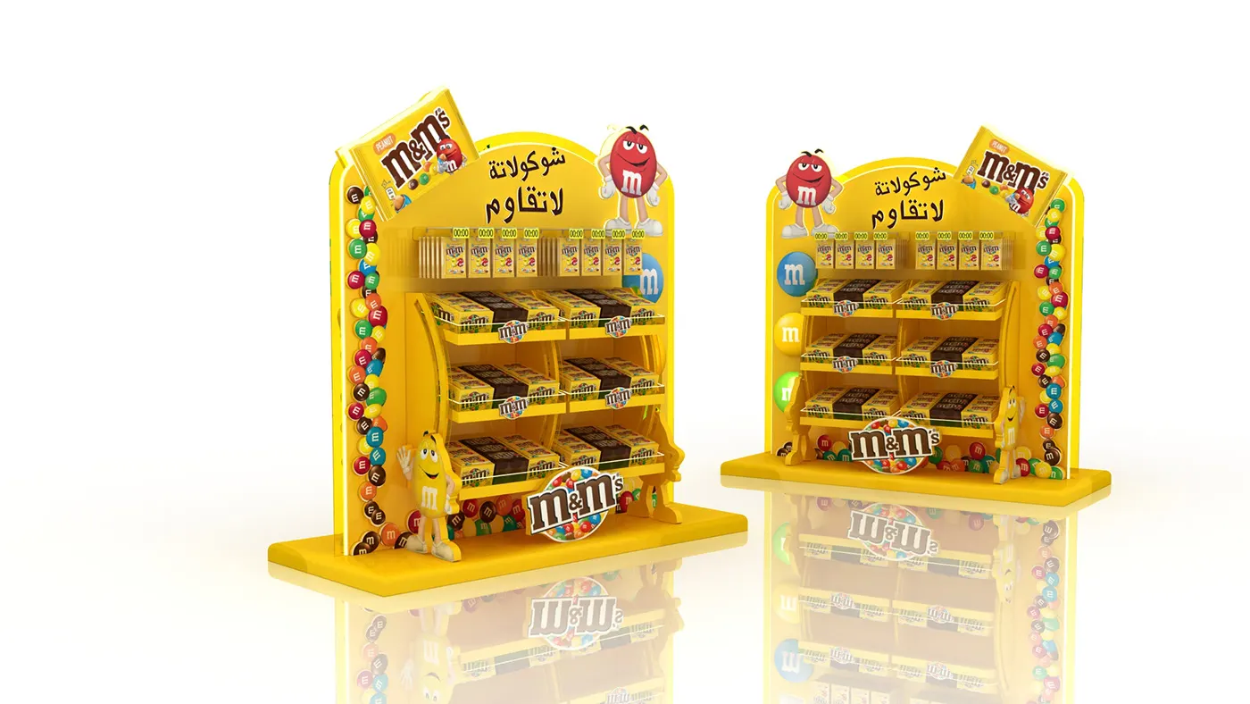 Custom Supermarket Snack Shelves Food Shelves Metal Display Rack ...