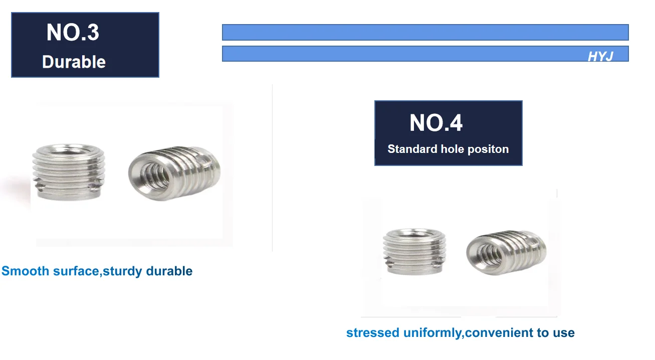 Stainless Steel Blind Hole Type Three Hole Self Tapping Thread Inserts ...