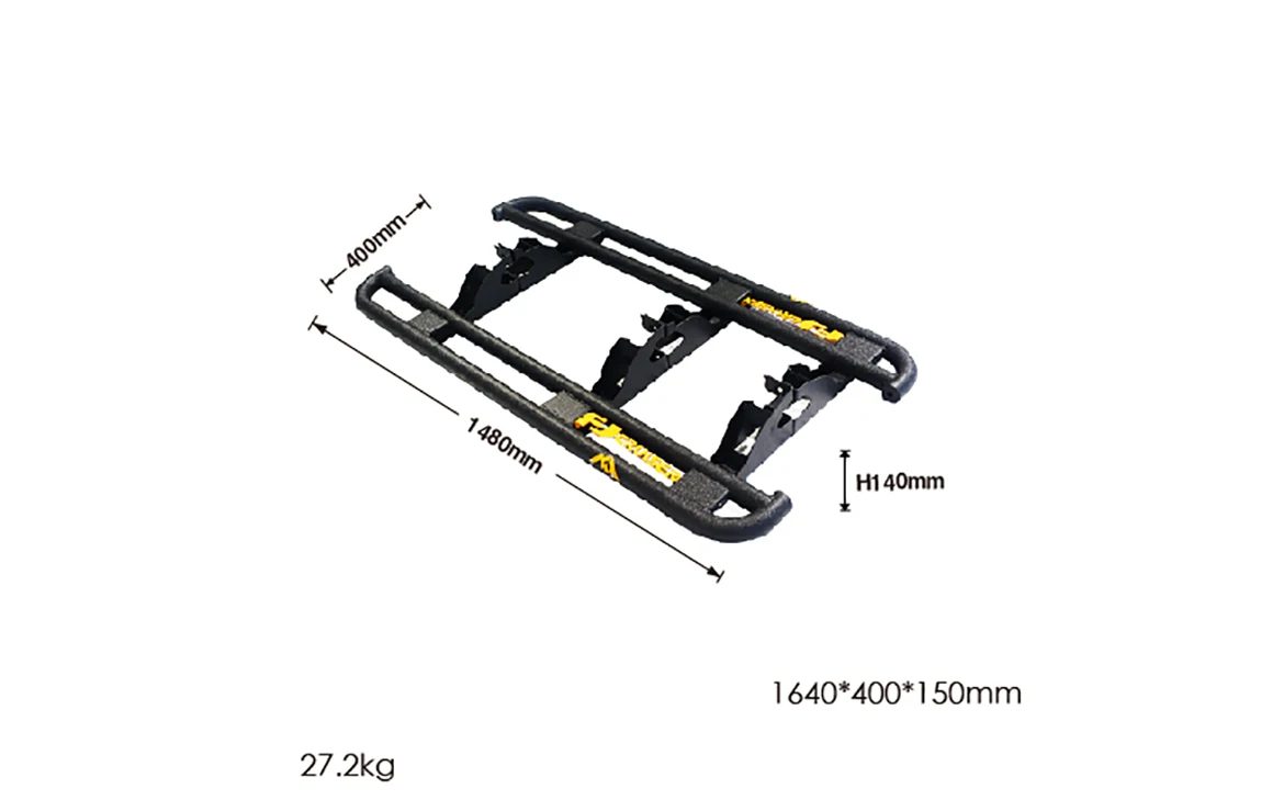 Nerf Bars Running Boards For Toyota Fj Cruiser Sidestep Off-road Side ...