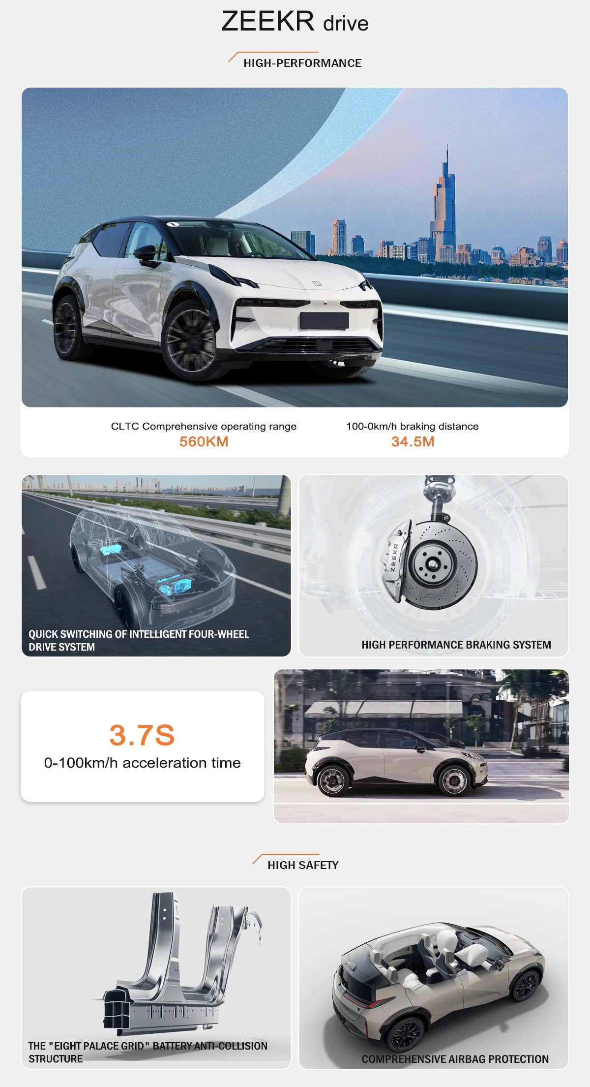 2024 Geely Zeekr X 5-seats We Me You Version Electric Car 560km Hot Sell New Cars - Buy 2023 ...