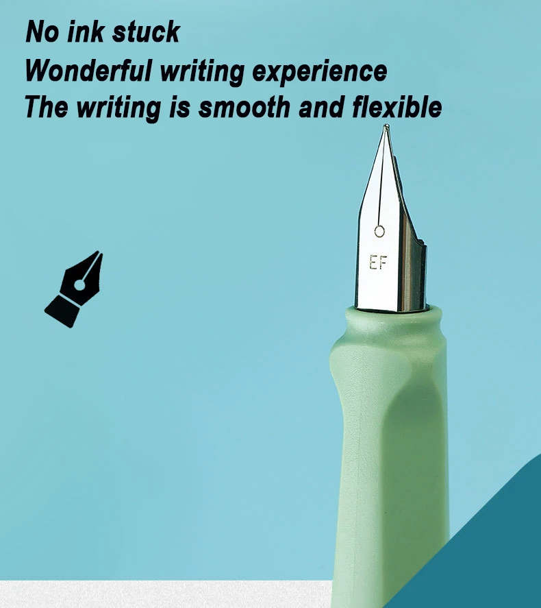 Customized Logo Printing Fountain Pens for Office & Student