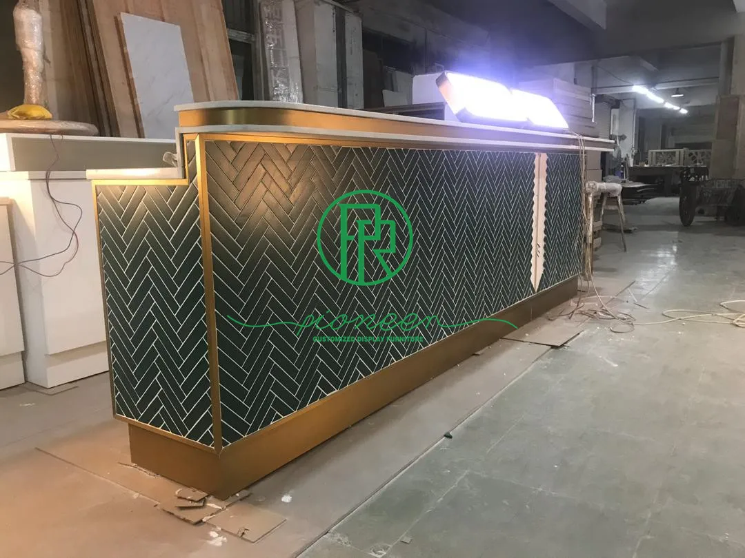 Luxury Hotel Bar Counter - Stylish & Functional Design