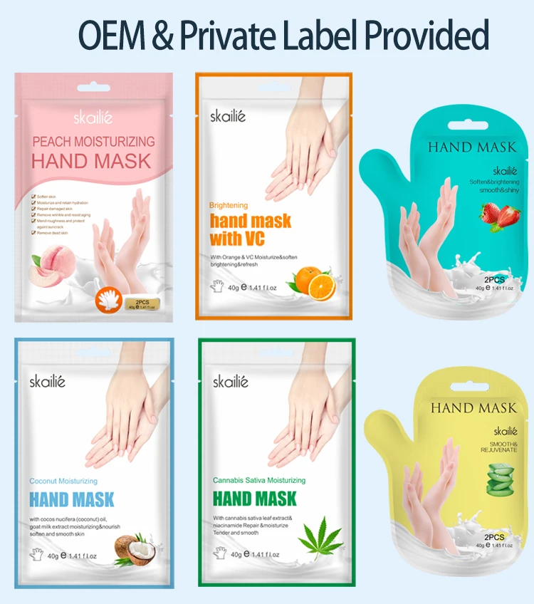 Oem Hand Mask Moisturizing Whitening Hand Spa Skin Care Anti-wrinkle ...